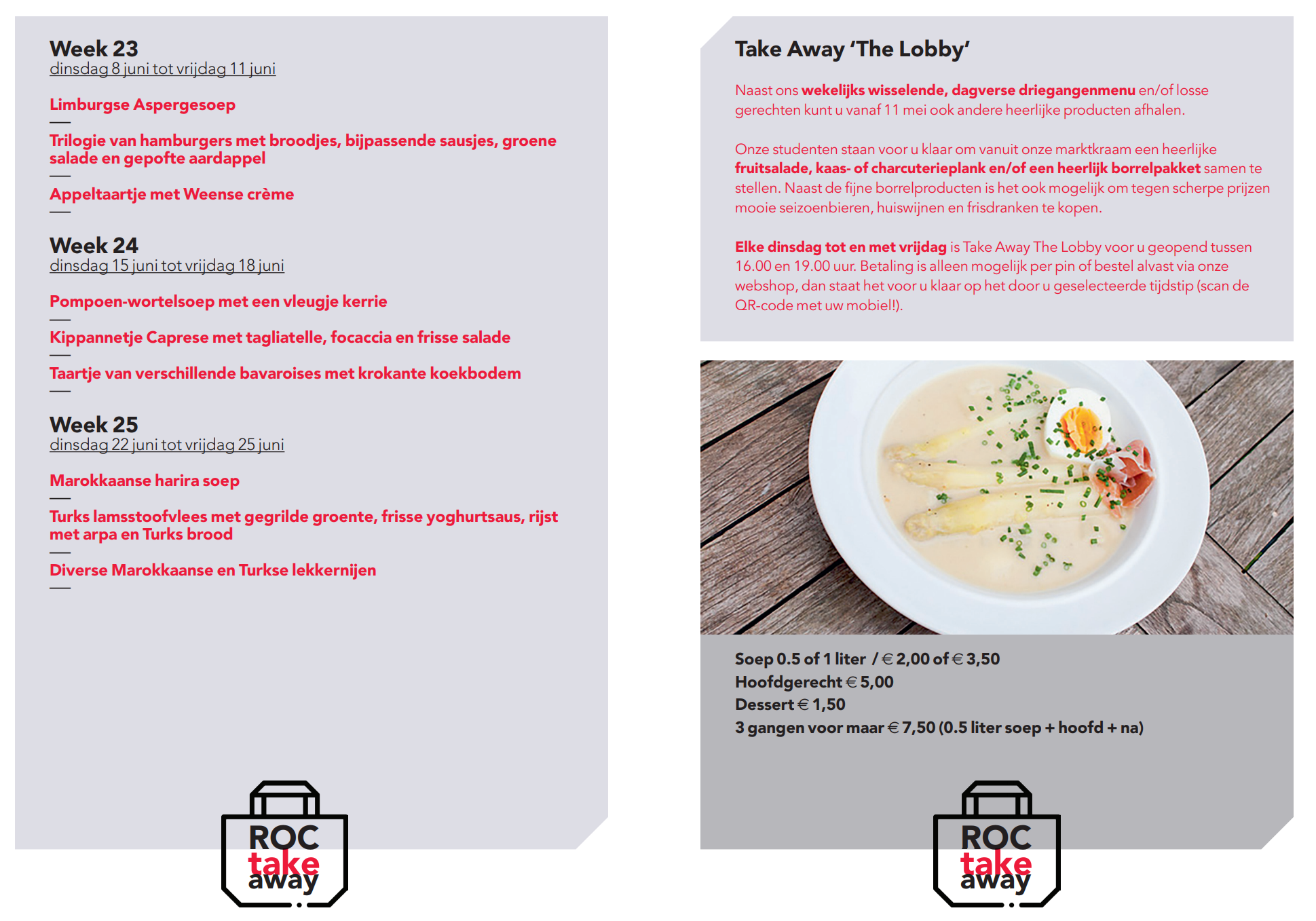 flyer take away week 23-25 - Heerlijk Amsterdam